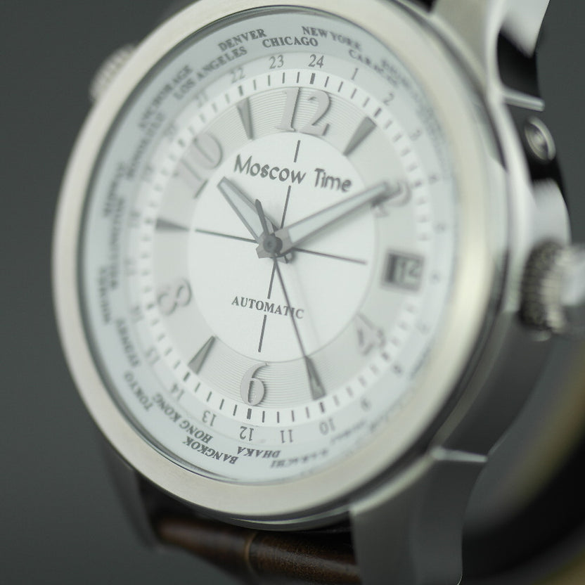 Moscow Time a world timer Gent's Automatic wrist watch – Konstantin ...